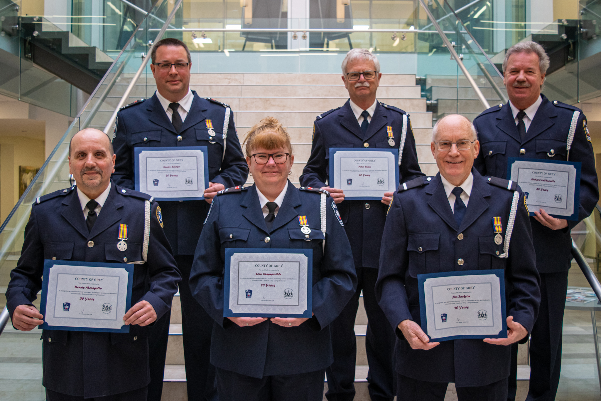 Paramedics recognized for exemplary service | Grey County
