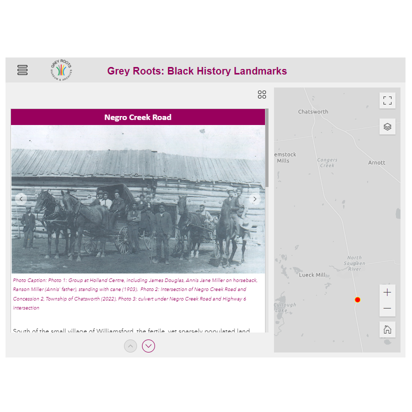 Black History Map of Grey County Launched by Grey Roots | Grey County