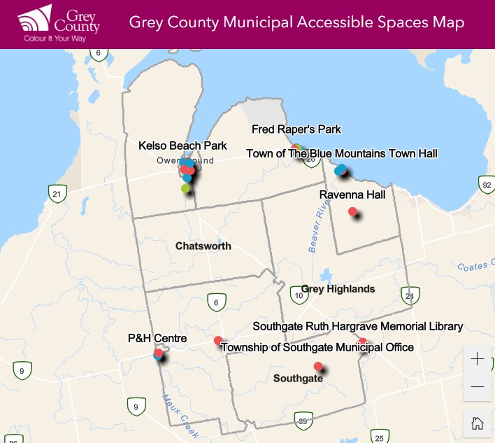 Grey County launches Municipal Accessible Spaces Map | Grey County