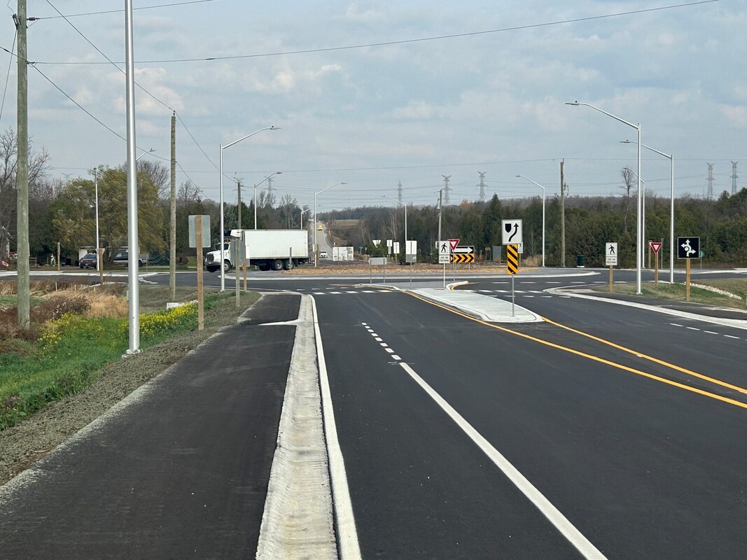 Roundabout Opens at Grey Roads 3 and 4 Improving Safety of Busy ...